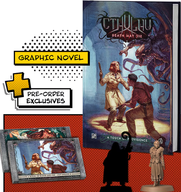 CMON Comics Vol 2 - Death May Die - A Touch of Providence + Extras – Common Ground Games