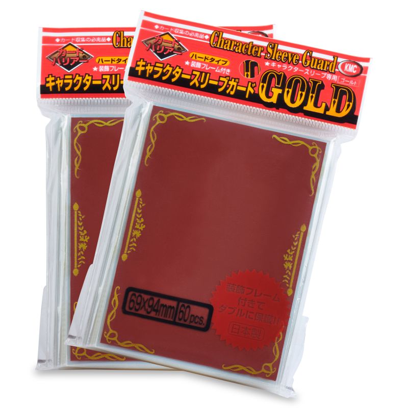 KMC Card Sleeves 60ct Character Guard Gold Scroll Back – Common Ground ...