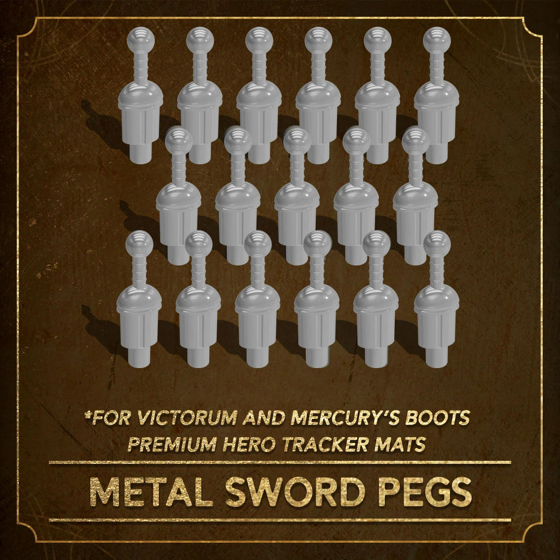 Hoplomachus Victorum: Metal Hero Tracker Pegs – Common Ground Games