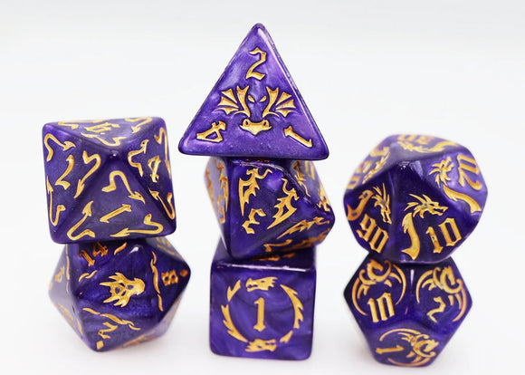 Drake's Flight: Enchanting RPG Dice Set – Common Ground Games