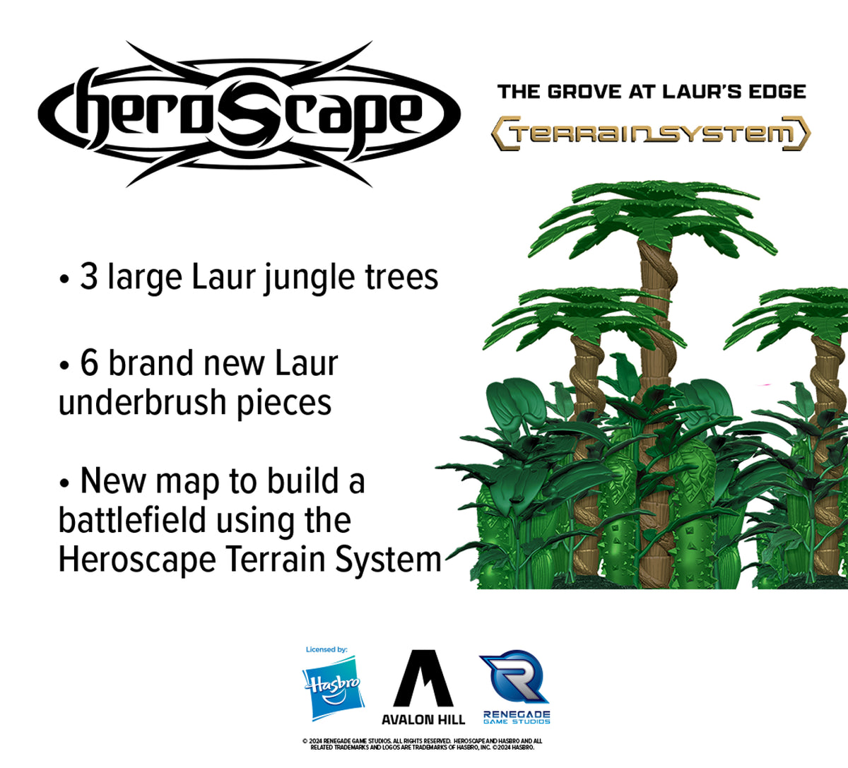 Heroscape: The Grove at Laur’s Edge Terrain Expansion – Common Ground Games