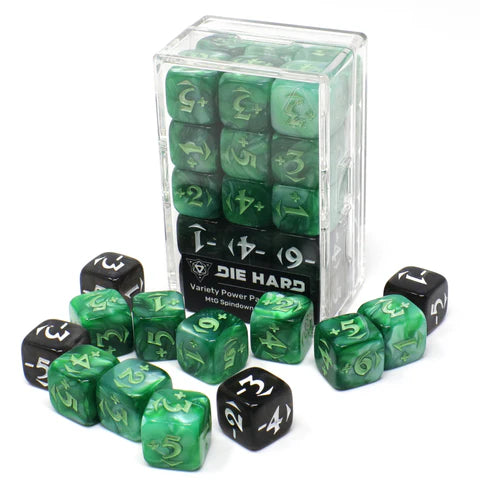 Die Hard Dice 30ct MTG Spindown Counters - Variety Power Pack Green ...
