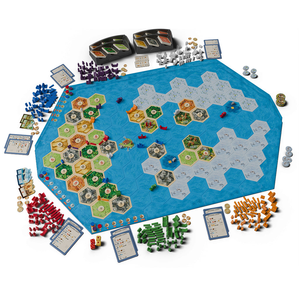 CATAN® 6E – Explorers & Pirates 5-6 Player Expansion – Common Ground Games