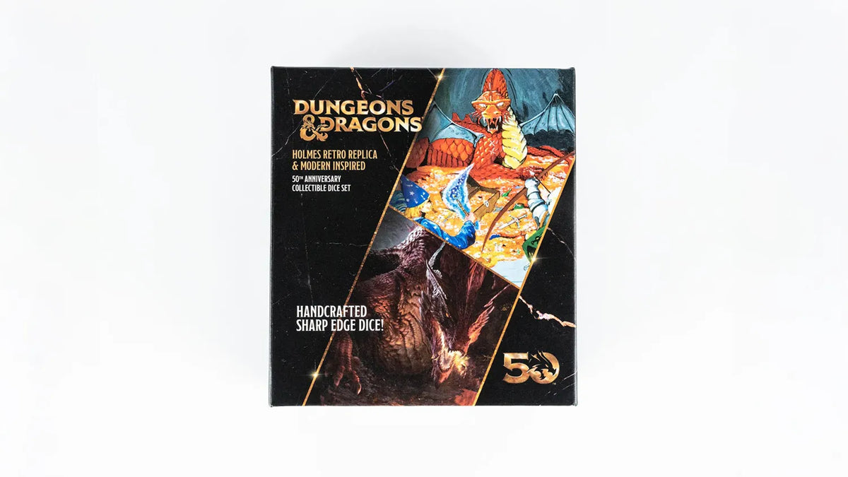 D&D 50th Anniversary Holmes Retro Replica & Modern Inspired 10ct Dice ...